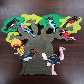 Fauna Puzzle - Bird Tree Australia | Knock On Wood Toys