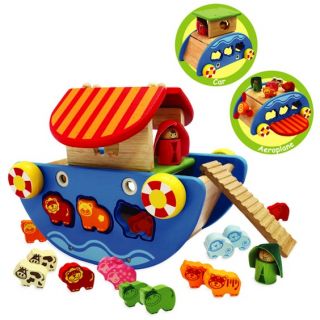 EverEarth - Shape Sorting Noah's Ark | Knock On Wood Toys