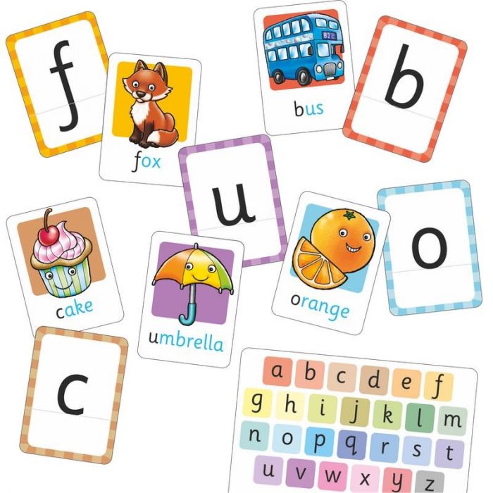 Orchard Toys Alphabet Flashcards | Literacy Games | Sound out letters ...