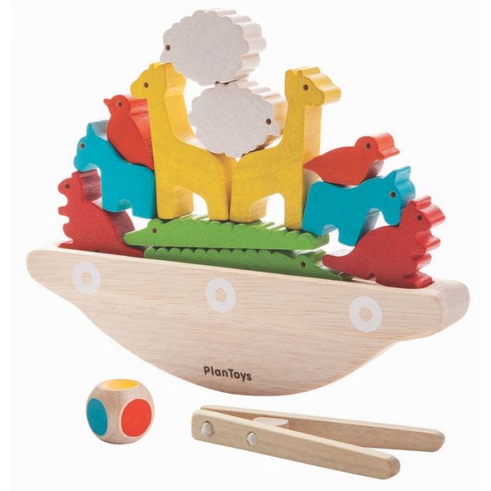 Plan Toys - Balancing Boat | Fine Motor Skills | Concentration and ...