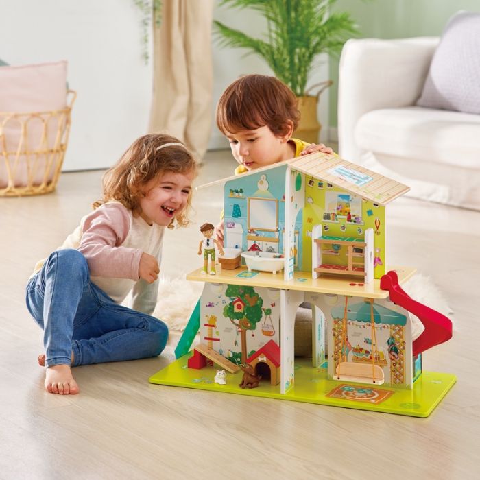 Hape - Rock & Slide House With Sound Effects | Knock On Wood Toys