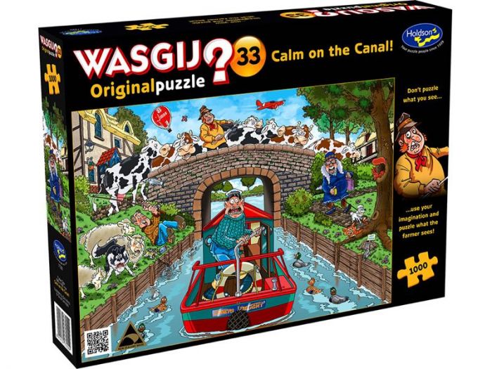 WASGIJ? Original 1000 Piece Puzzle 33 - Calm on the Canal! | Knock On ...