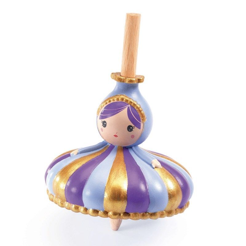 Djeco - Spinning Top Princess - Purple | Knock On Wood Toys