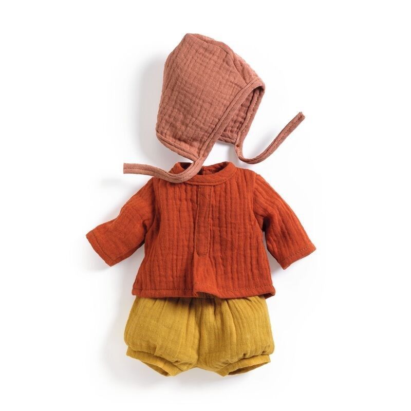 Djeco - Mandarin 3-Piece Doll's Outfit | Knock On Wood Toys