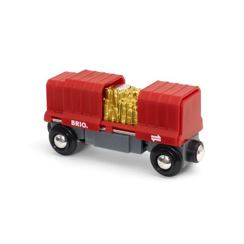 Brio - Gold Load Cargo Wagon - 33938 | Knock On Wood Toys