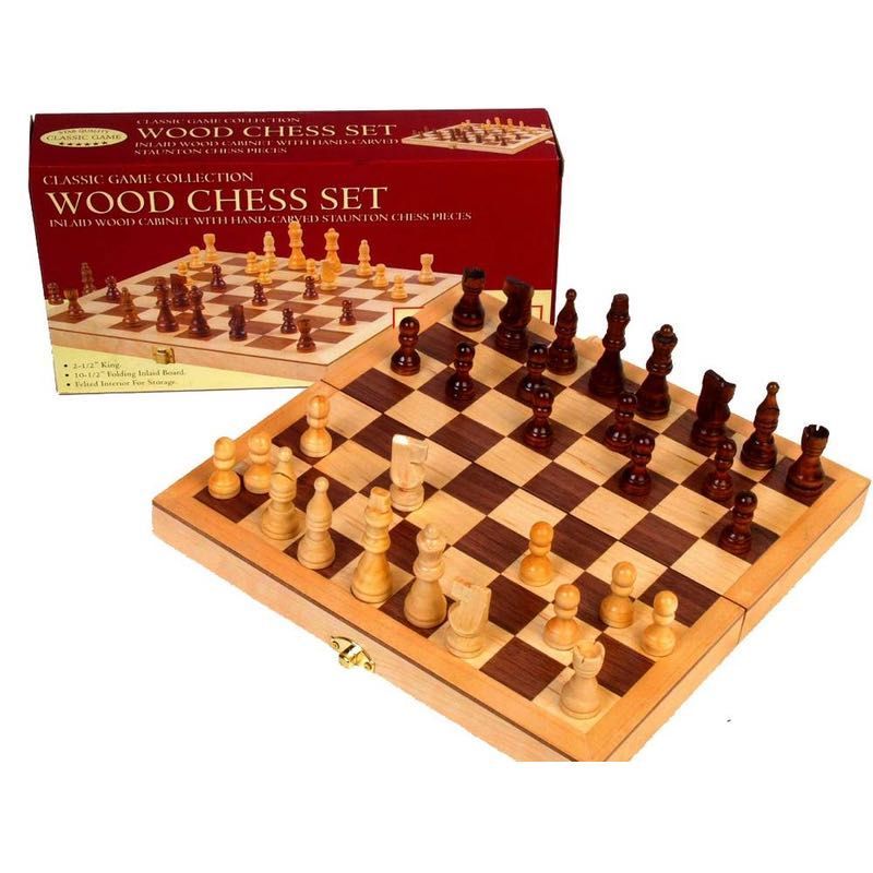 Classic Game Collection - Wooden Chess Set