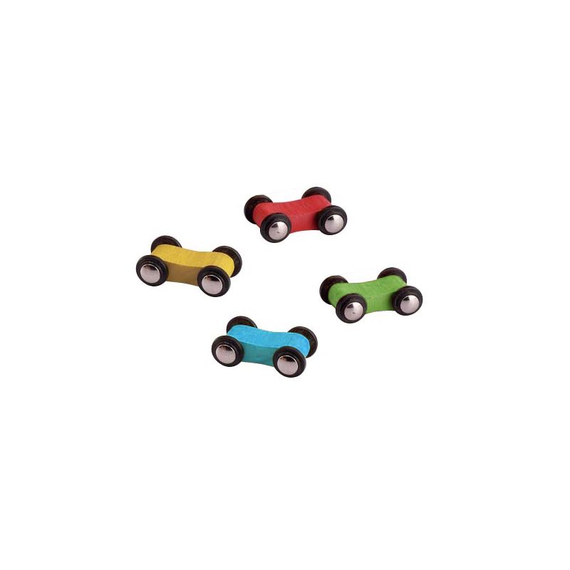 EverEarth - Ramp Racer Replacement Cars - Set of 4 | Knock On Wood Toys