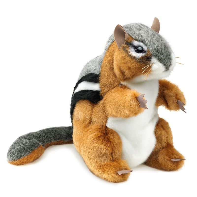 Folkmanis Puppets - Chipmunk | Knock On Wood Toys