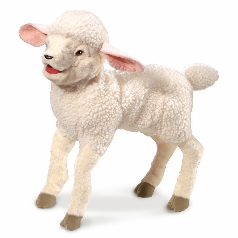 Folkmanis - Lambkin Puppet | Knock On Wood Toys