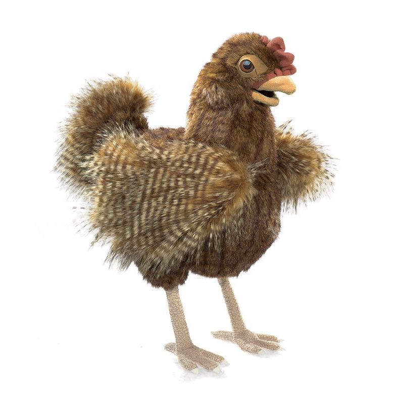 Folkmanis Puppets - Red Hen Puppet | Knock On Wood Toys