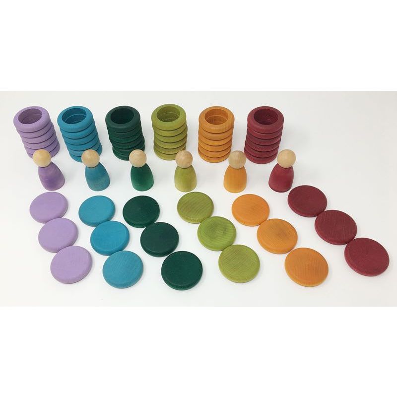Grapat - Nins, Rings and Coins - No Basic Colors | Knock On Wood Toys