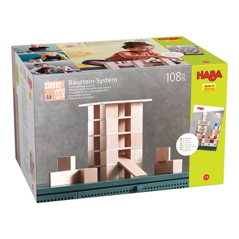 HABA - Building Block System - 108pcs | Knock On Wood Toys