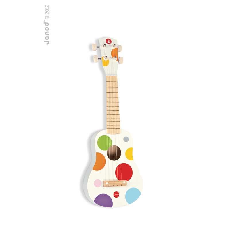 Janod Musical Toy Confetti Ukulele | Confetti Ukulele | Childrens Music ...