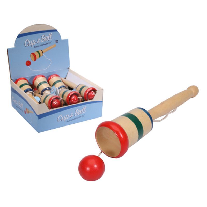 Keycraft Cup & Ball | Wooden Toys | Wooden Cup and Ball