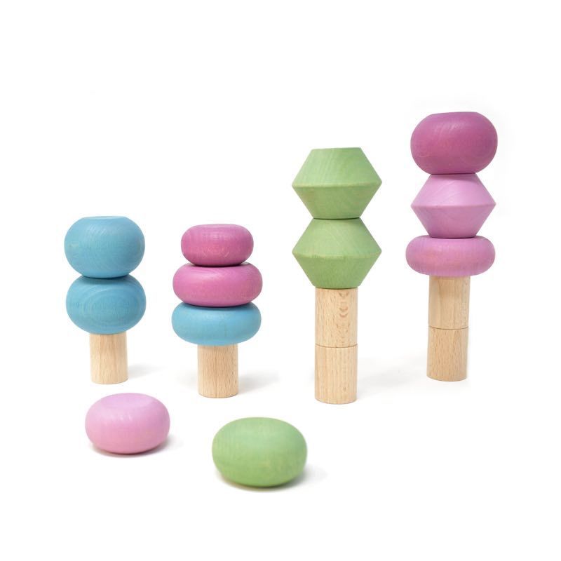 Lubulona - Spring Stacking Trees | Knock On Wood Toys