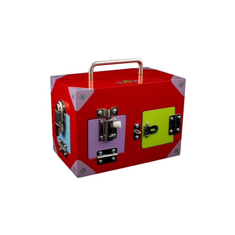 Mamagenius Lock Activity Box Small | Box with Locks | Lock Box