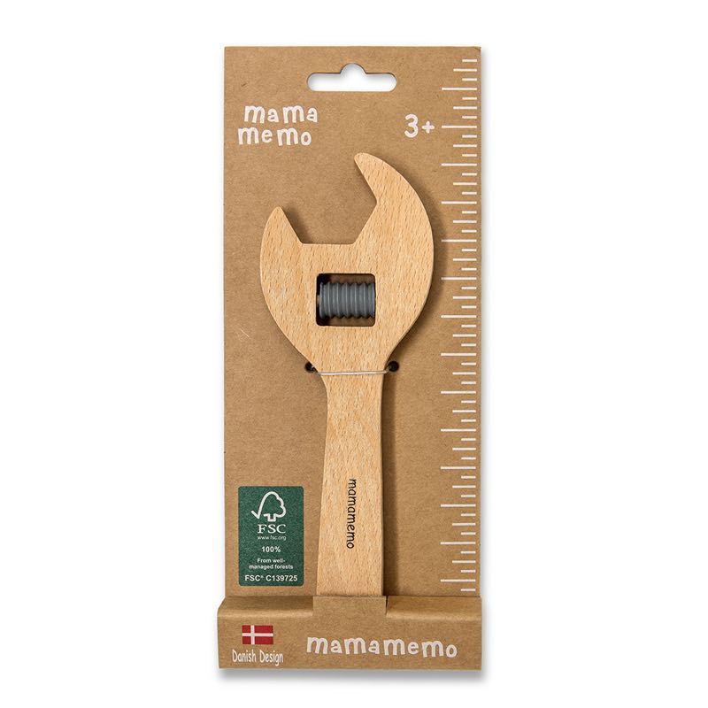 Astrup - Wooden Workshop Tools - Adjustable Spanner | Knock On Wood Toys
