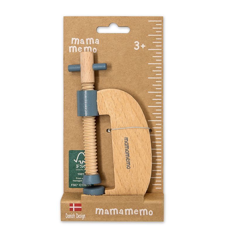Astrup - Wooden Workshop Tool - C-Clamp | Knock On Wood Toys