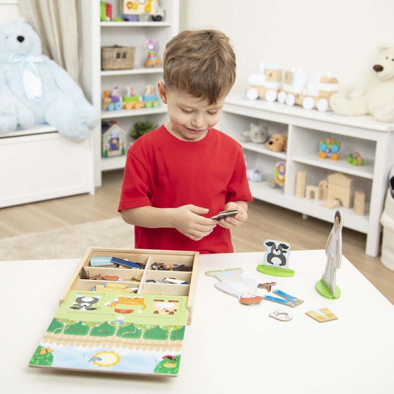 Melissa & Doug - Occupations Magnetic Dress-Up Play Set | Knock On Wood ...