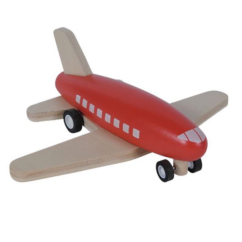 UDEAS - Varoom - Pull-Back Plane - Red Fuselage | Knock on Wood Toys