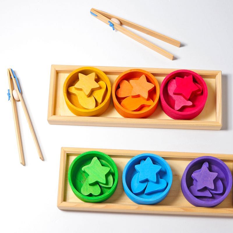 Grimm's Sorting Game Rainbow Bowls | Counting and Sorting Game | Knock ...