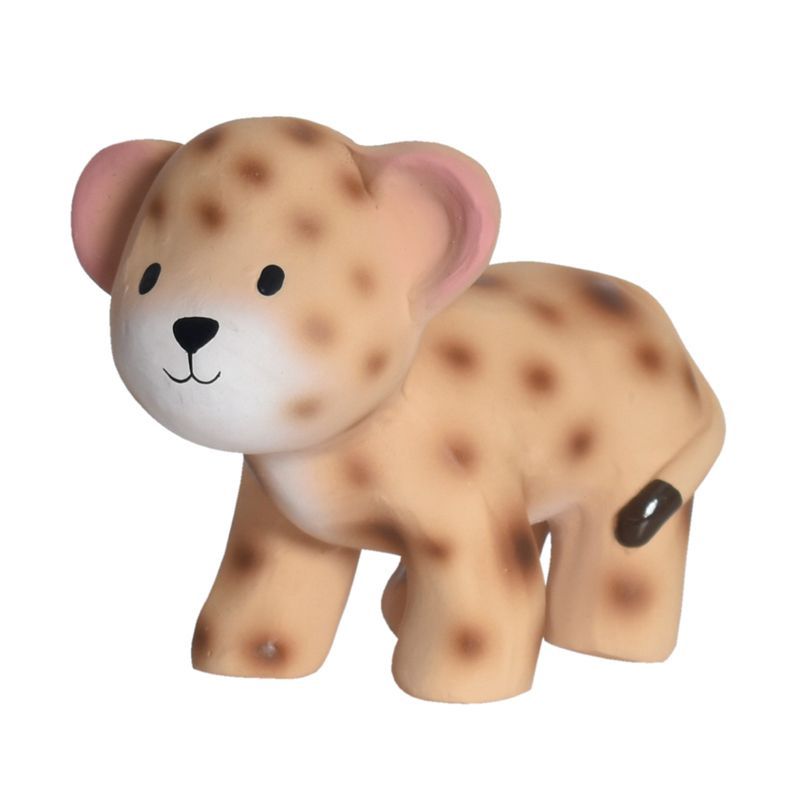 Tikiri - Rubber Leopard Animal (96030) | Knock On Wood Toys