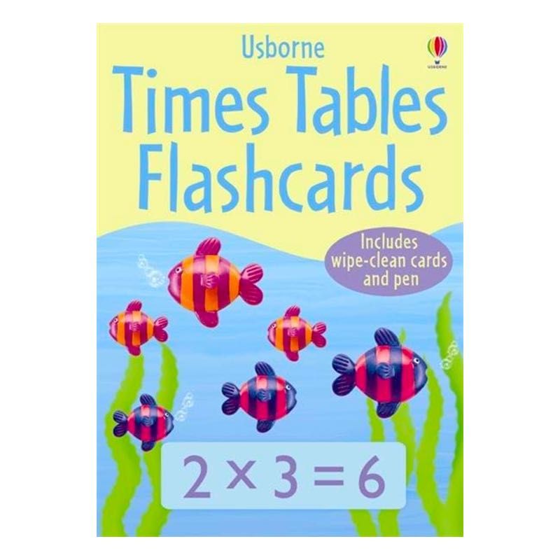 Times Tables Flashcards by Usborne | Multiplication | Time Tables ...