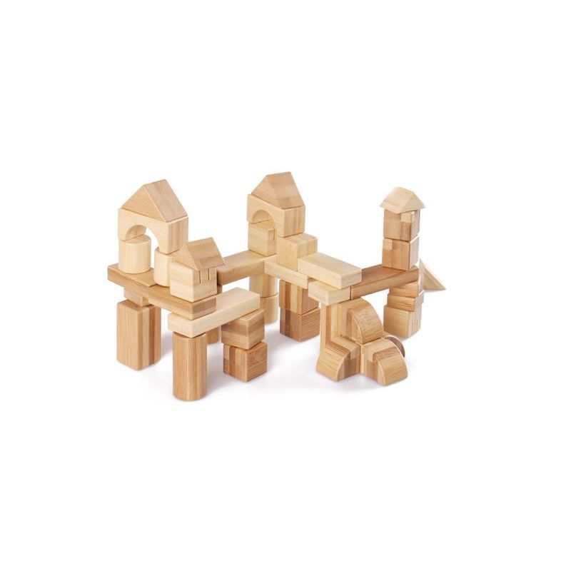Udeas - Bamboo Building Blocks 50pc Set | Knock On Wood Toys