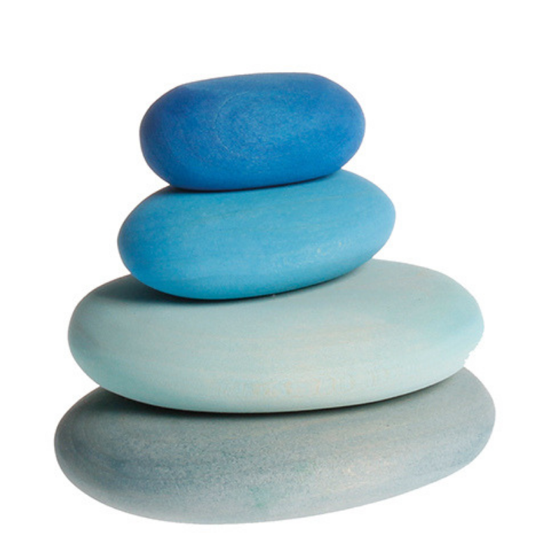 Grimms|River Pebbles|Pebbles|Imaginary Play|Knock on Wood Toys