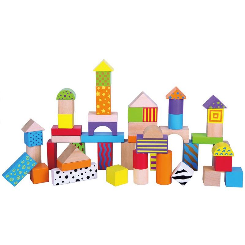 Viga Wooden Blocks 50pc | Knock On Wood Toys